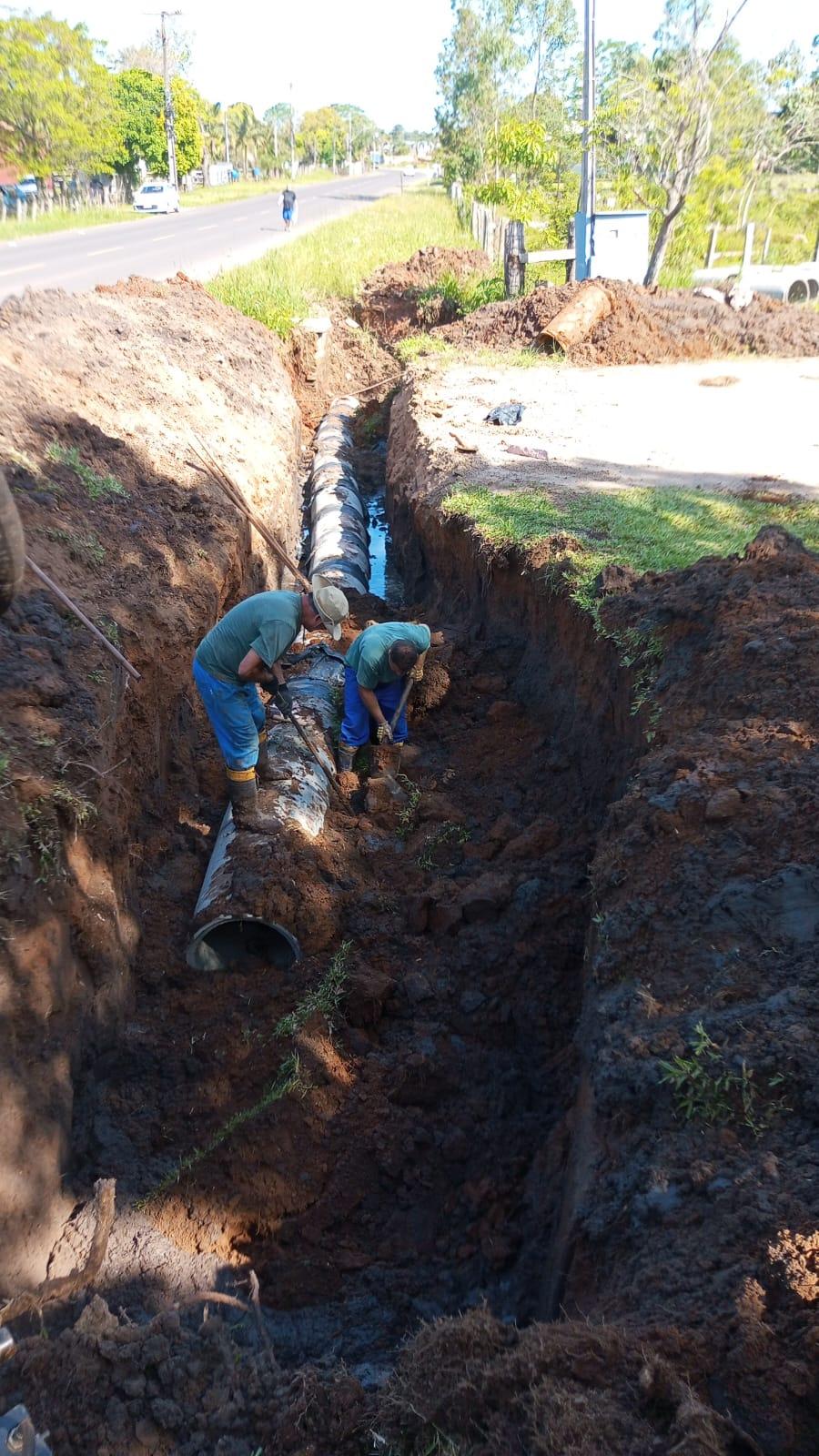 Município realiza ampliação de tubulação de rede pluvial no Campo ...